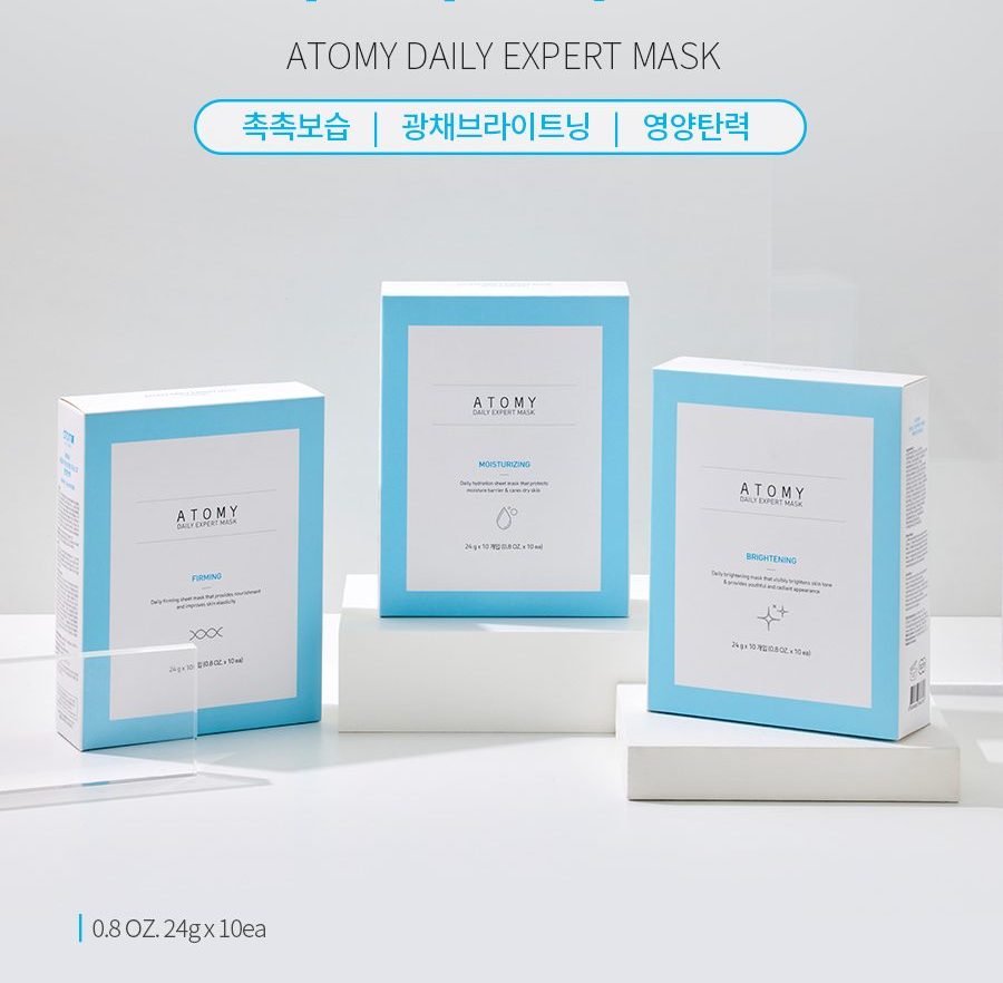 Маски тканинні ліфтинг,10шт. Atomy Daily Expert Mask Firming