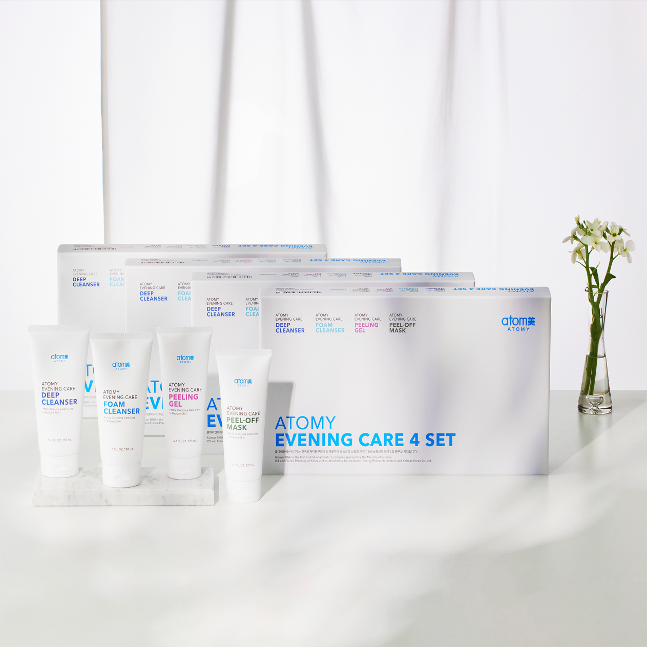 Професійний 4-фазний вечірній набір Atomy Evening Care Set